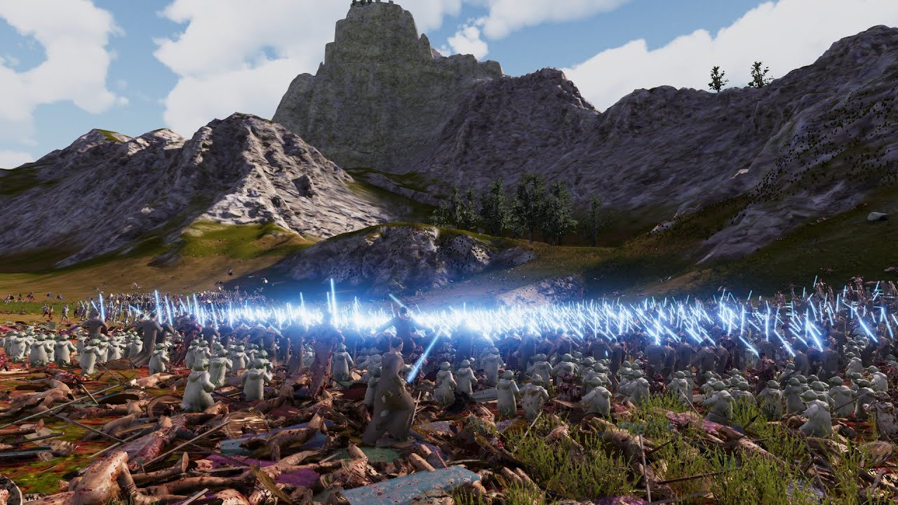 MOUNT OLYMPUS BATTLE ROYALE JEDI KNIGHTS vs GIANT WARHAMMER 40K UEBS 2 ...