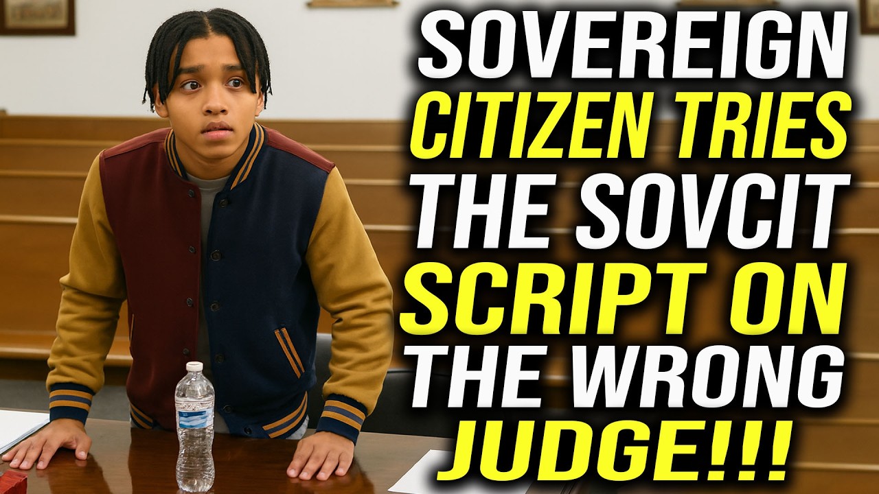 Young Sovereign Citizen Tries Crazy SovCit Tricks — Judge Instantly ...