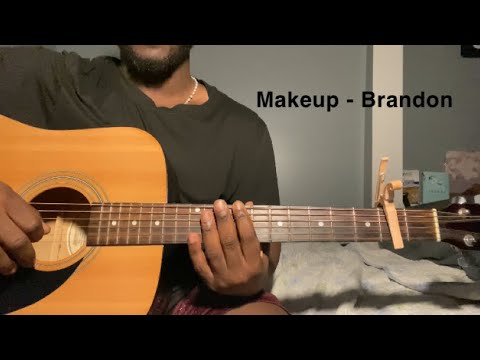 Makeup - Brandon | Guitar Tutorial(How to play makeup) - YouTube