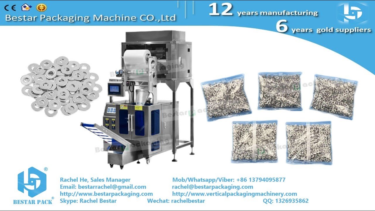 Hardware washers packaging solution, automatic pouch packing machine ...