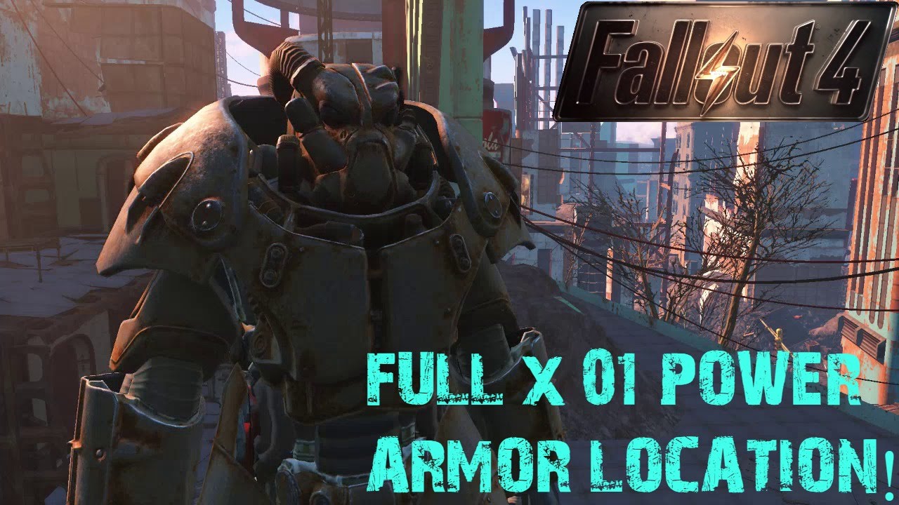 Fallout 4 FULL X-01 POWER ARMOR LOCATION! BEST POWER ARMOR! - YouTube