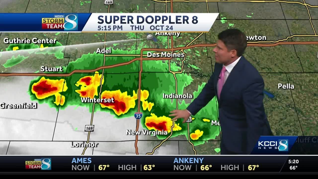 Iowa weather: Showers and storms arrive today - YouTube