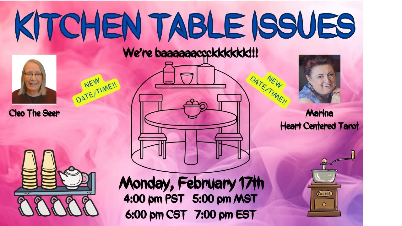 KITCHEN TABLE ISSUES with Marina and Cleo - YouTube