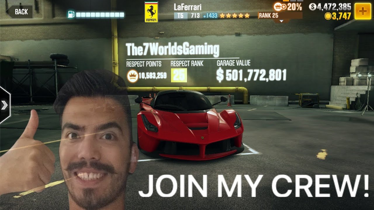CSR Racing 2 How To Join The7WG Crew? - YouTube