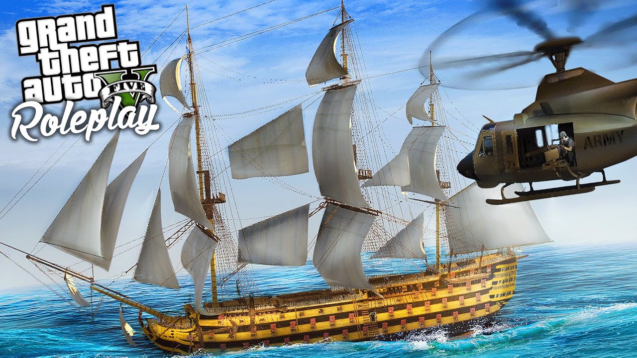 PIRATES VS THE MILITARY - GTA RP - YouTube