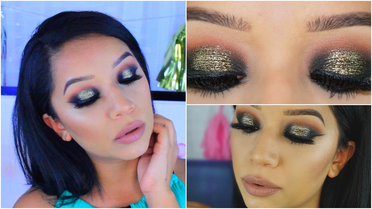 Glam/Night Out Makeup Look - YouTube