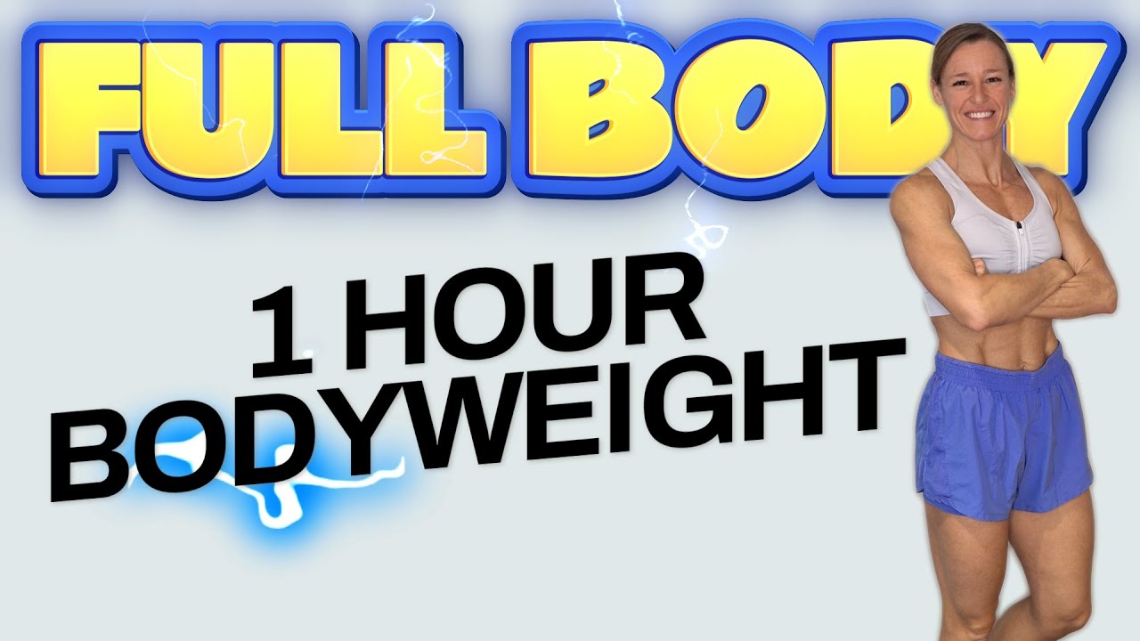 1 HOUR FULL BODYWEIGHT WORKOUT | Sweat Strengthen & Sculpt at Home | No ...