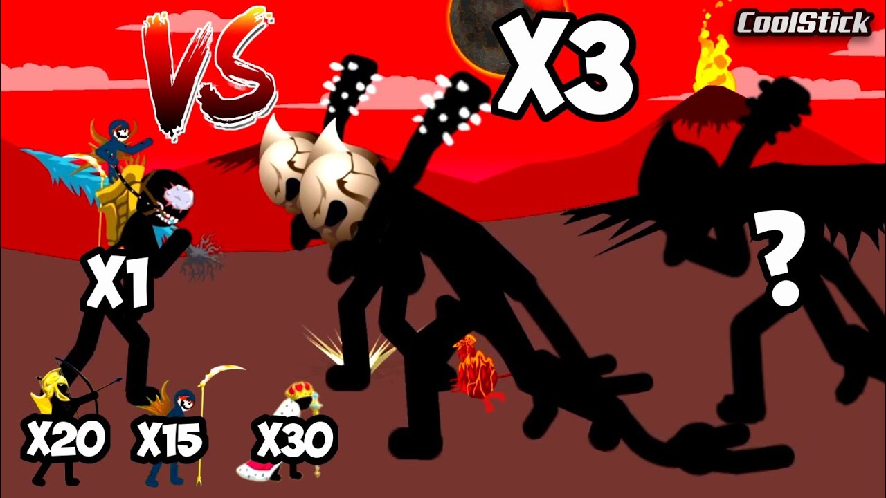 Last Stand Mission | Fast Attack Mode | x3 Final Bosses Vs All Stick ...