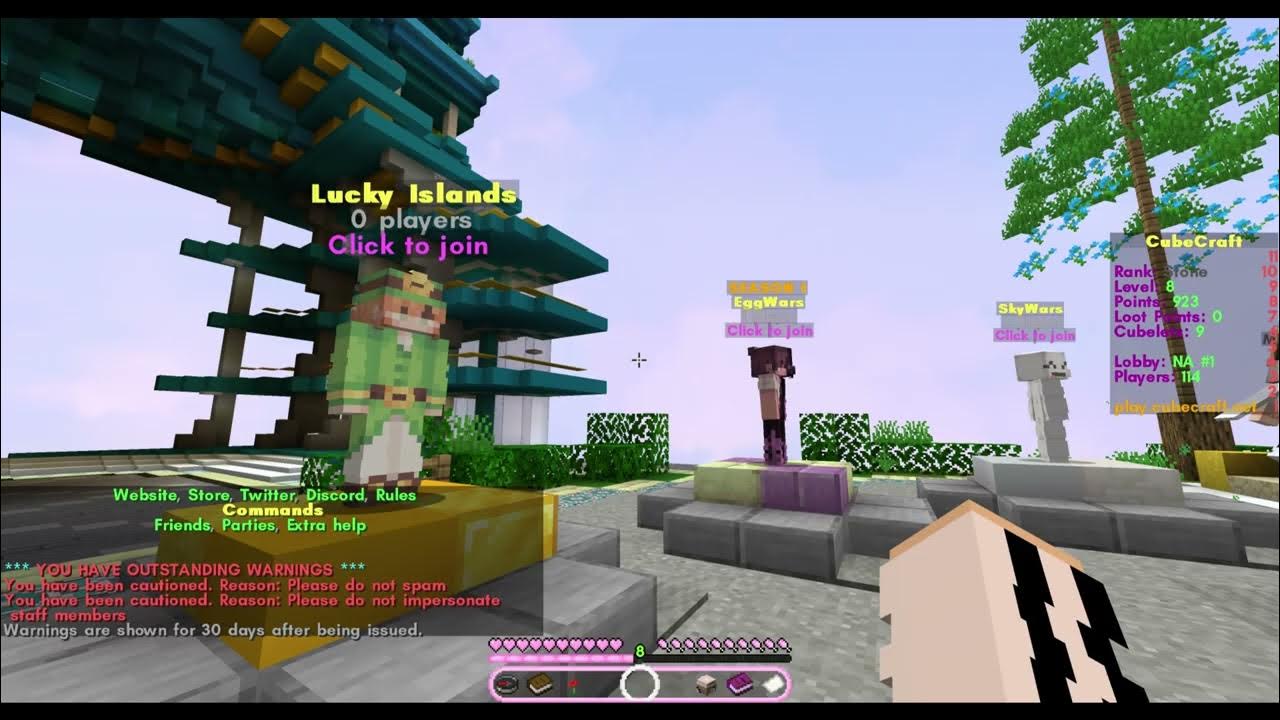 CubeCraft Java Screenshots - November 26, 2022 and November 27, 2022 ...