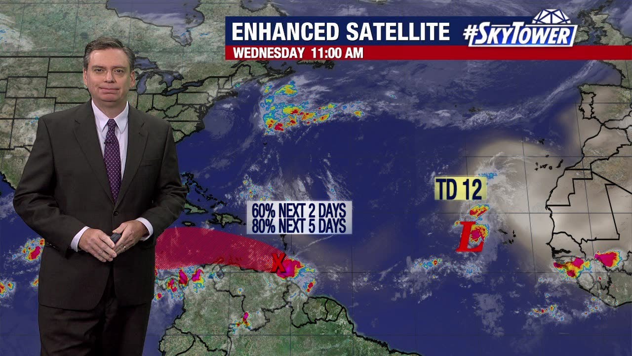 Tropical Depression 12 expected to dissipate as disorganized system ...