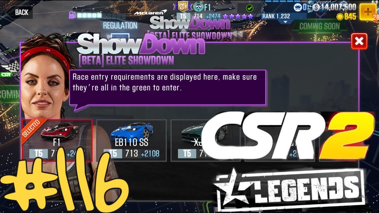 CSR Racing 2 | LEGENDS Elite ShowDown | Fastest Cars List - YouTube