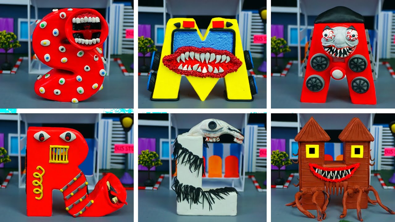 ALL MONSTER TREVOR HENDERSON in ALPHABET LORE with Clay | Trevor ...