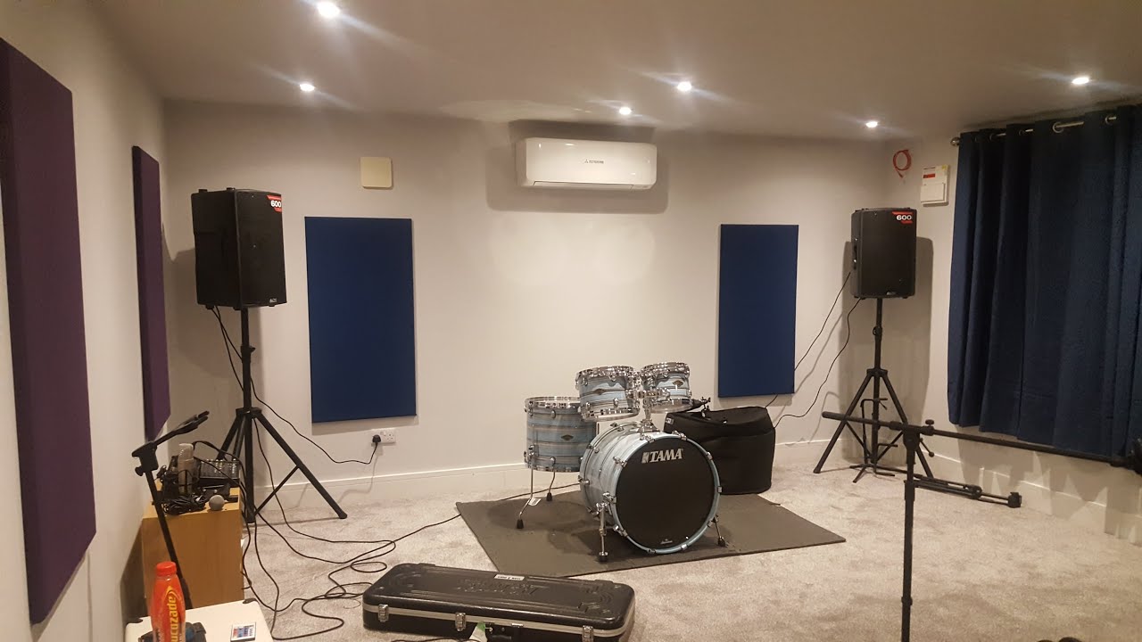 Constructing a Soundproofed Recording and/or Rehearsal Studio - YouTube