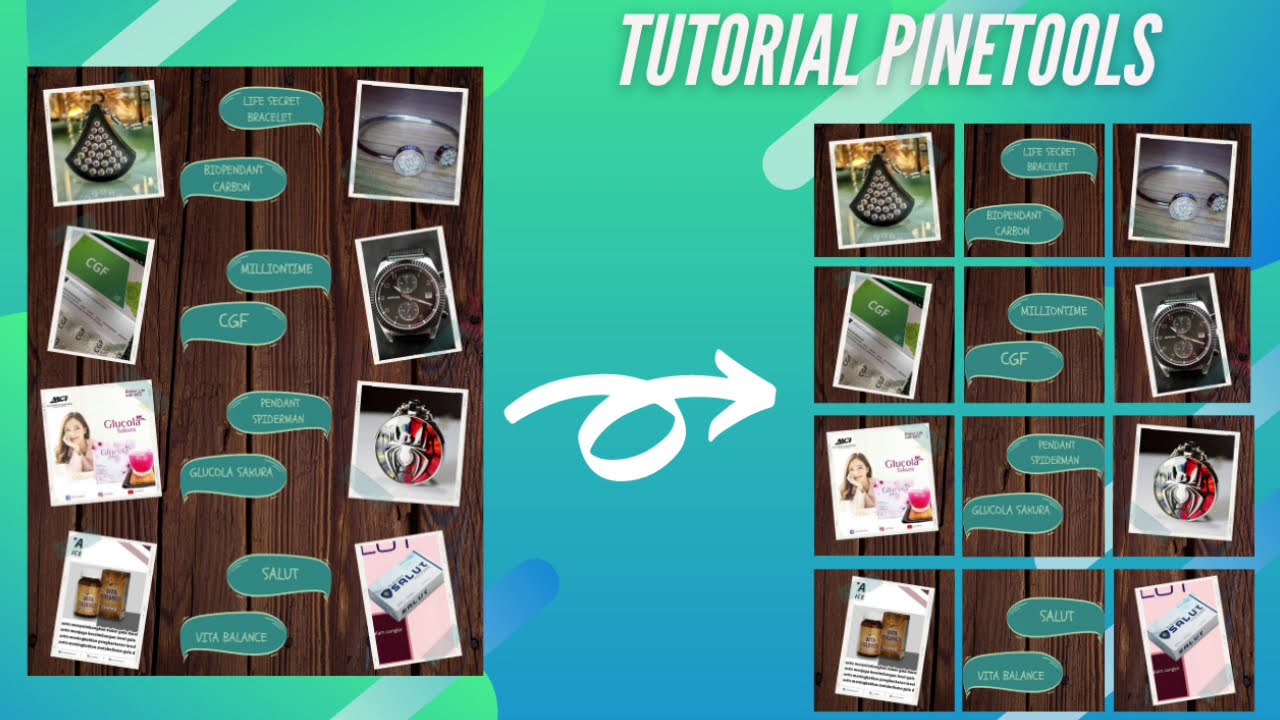 Tutorial potong gambar dengan PINETOOLS | Pemula - YouTube