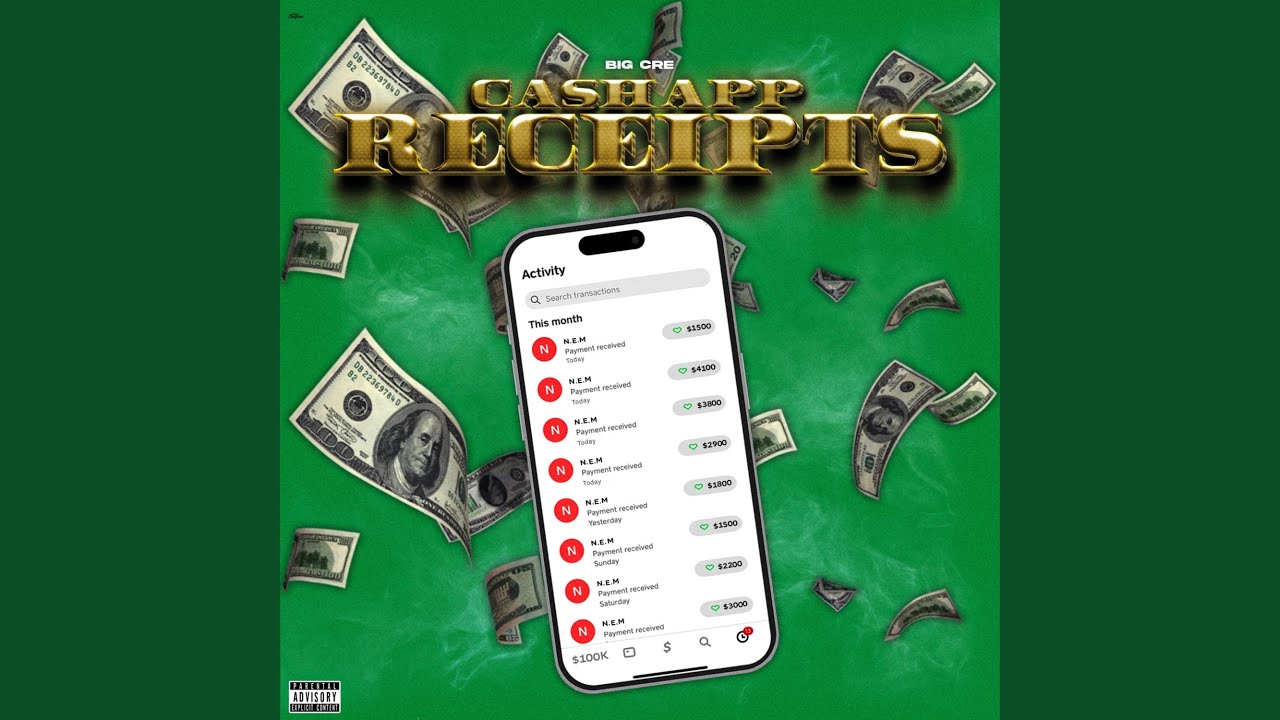 CASH APP RECEIPTS - YouTube