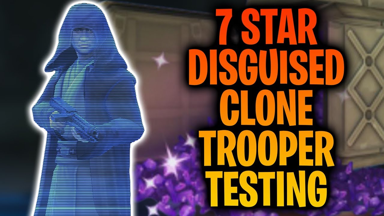 7 STAR DISGUISED CLONE TROOPER UNLOCK + TESTING LIVE - YouTube