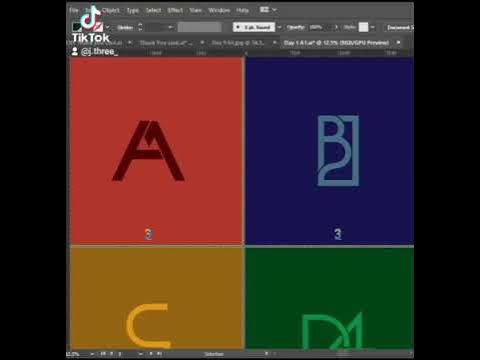 A1 B2 C3 D4 E5 F6 G7 H8 I9 J10 K11 L12 Monogram logos - YouTube