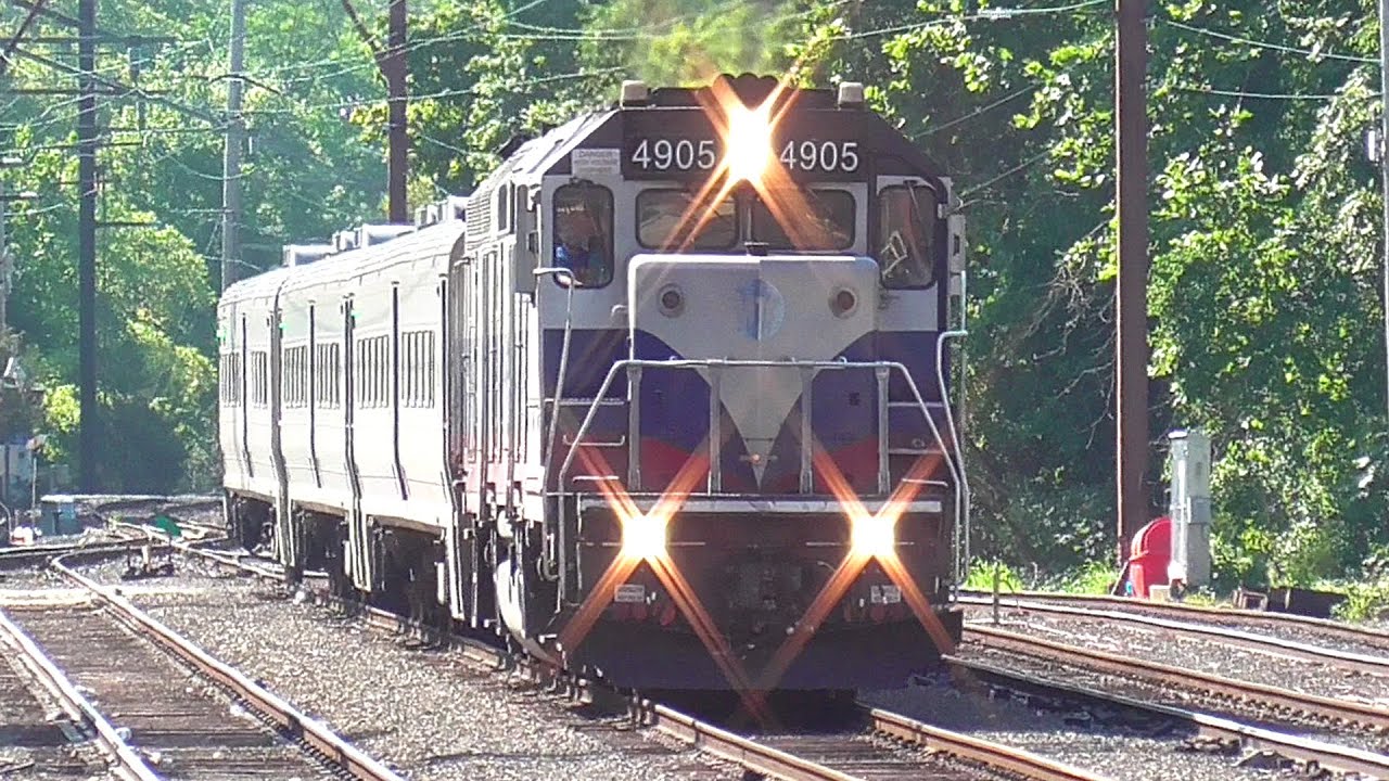 Diesels & ALP-45DP's on the Gladstone Branch Line at All Stations ...
