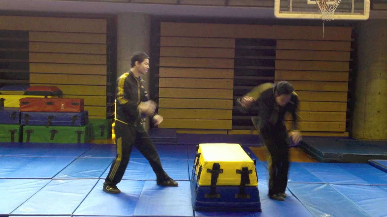 Backflip Push Over 2 Boxes - YouTube