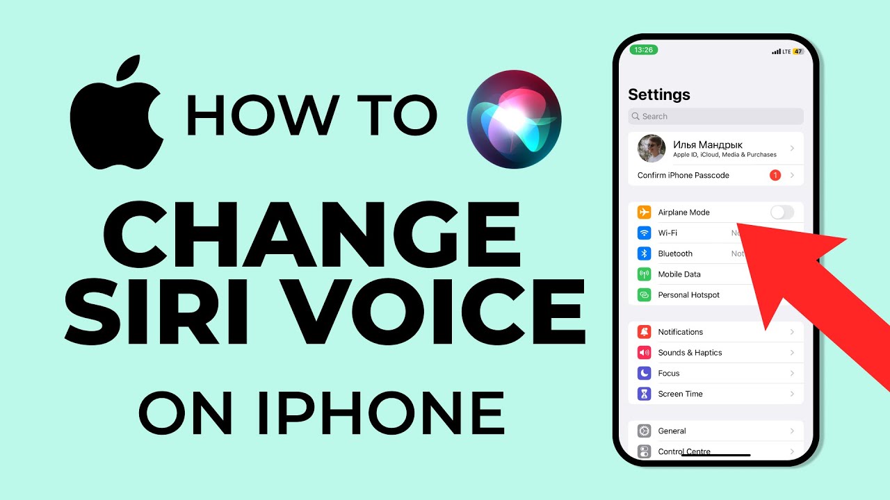 How To Change Siri Voice On Iphone - YouTube