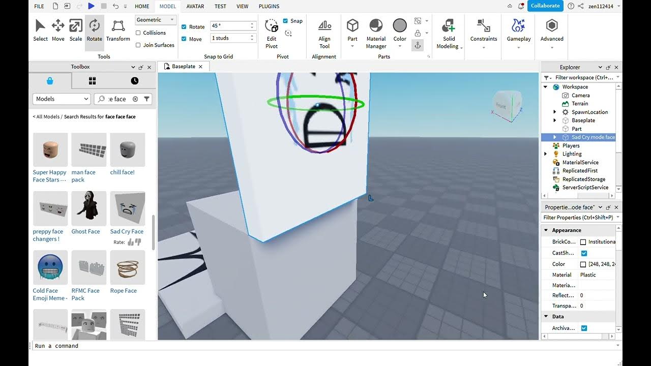 how to weld stuff together in roblox studio - YouTube