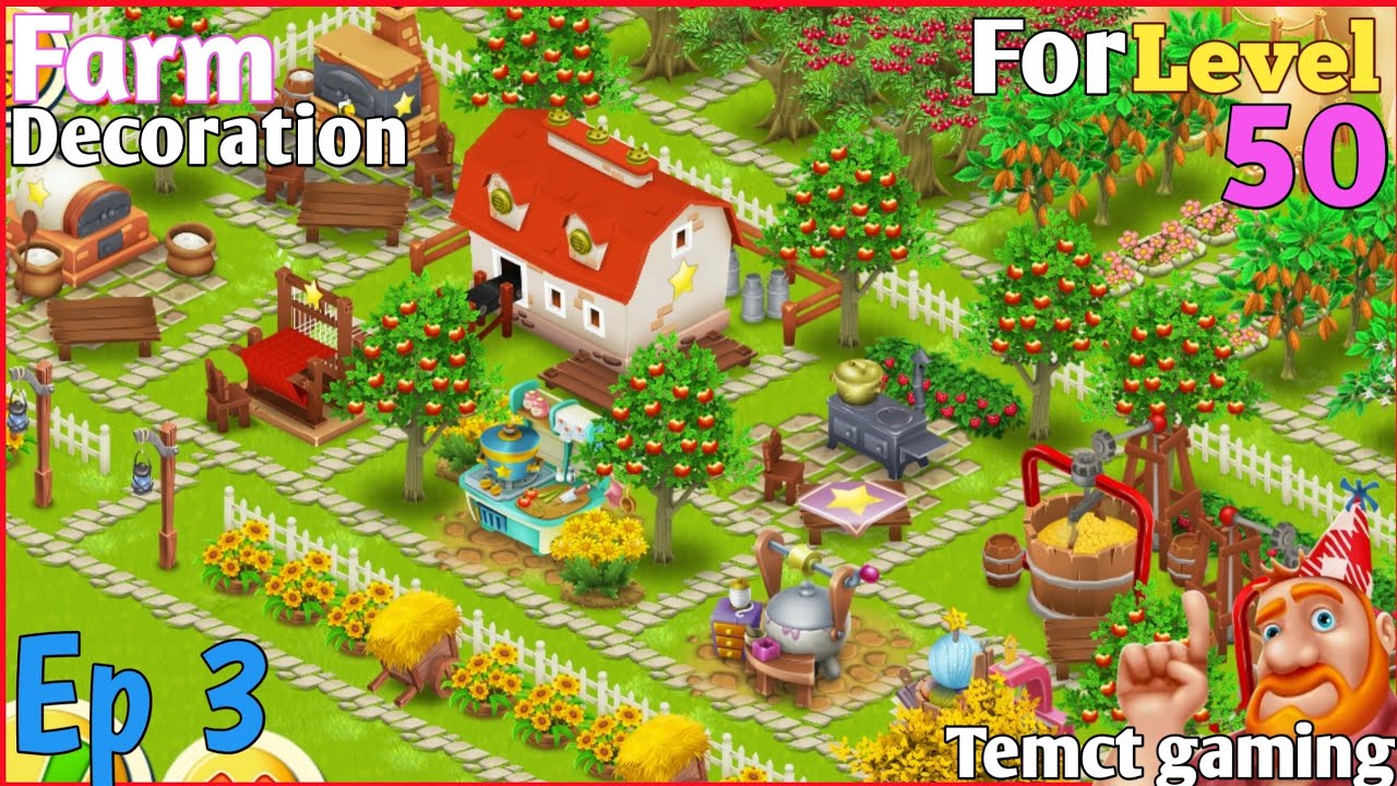 Hay Day Decoration Tips for Level 50 Ep 3 - Farm Décor Idea - YouTube