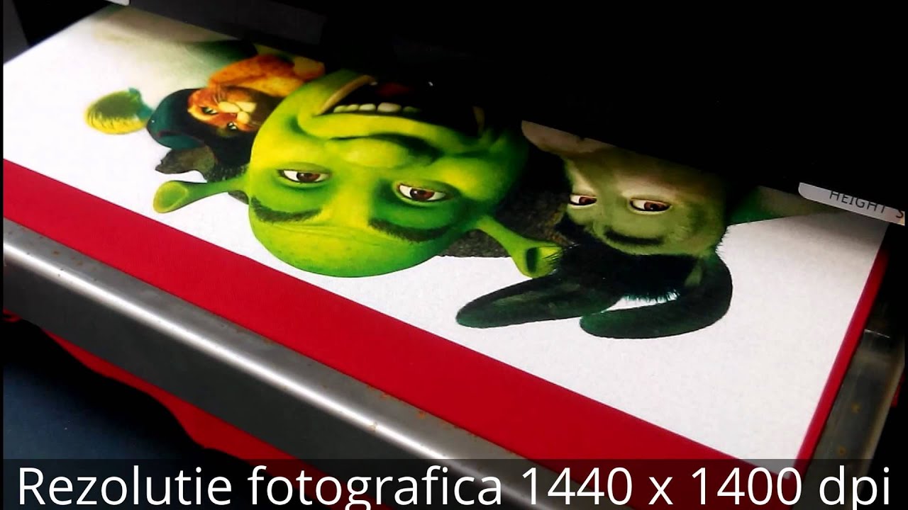 Imprimanta digitala pentru tricouri SL-2300TX (www.zspotmedia.ro) - YouTube