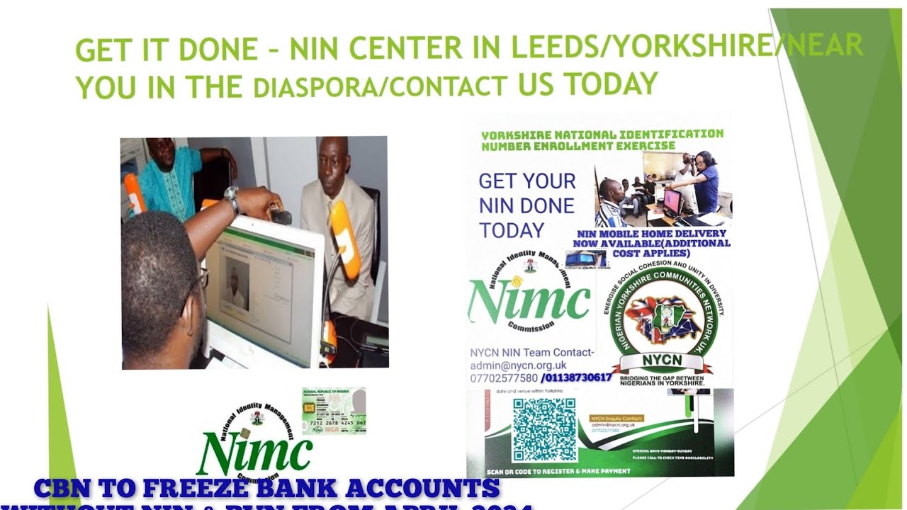 NIN(NATIONAL IDENTIFICATION NUMBER)FAST TRACK ENROLLMENT AT LEEDS BY ...