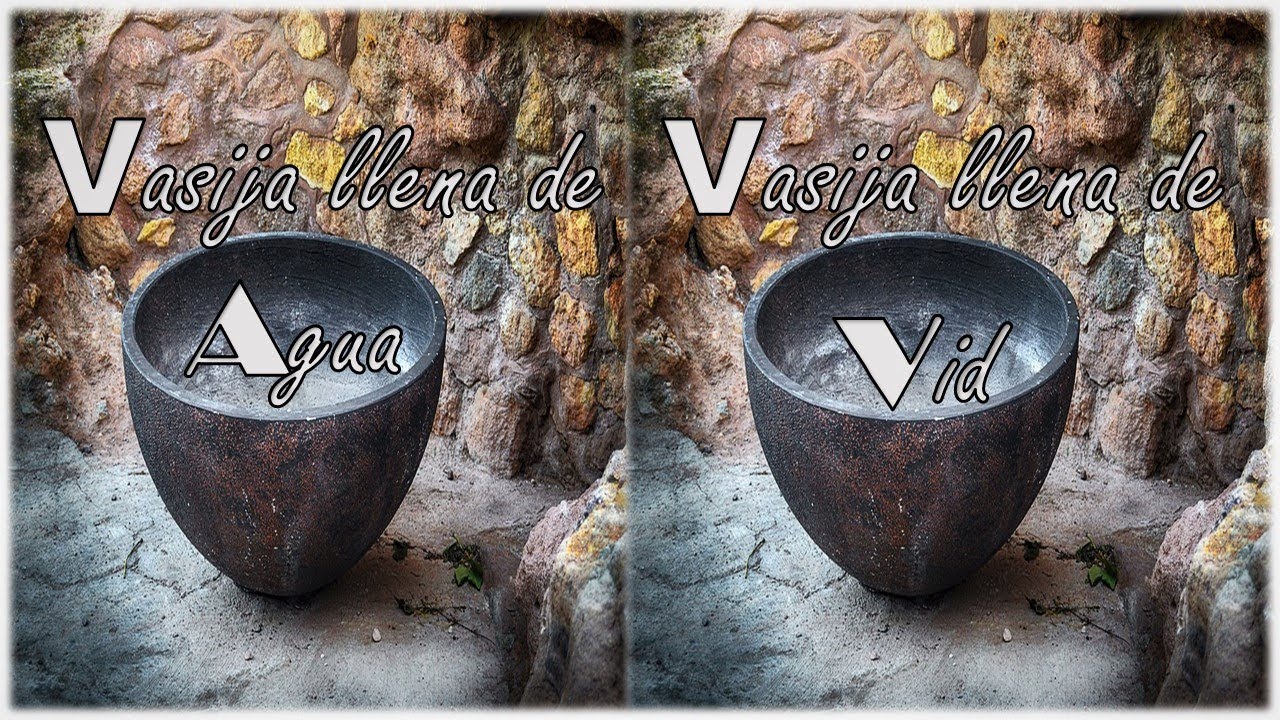 VASIJA LLENA DE AGUA, VASIJA LLENA DE VID - YouTube
