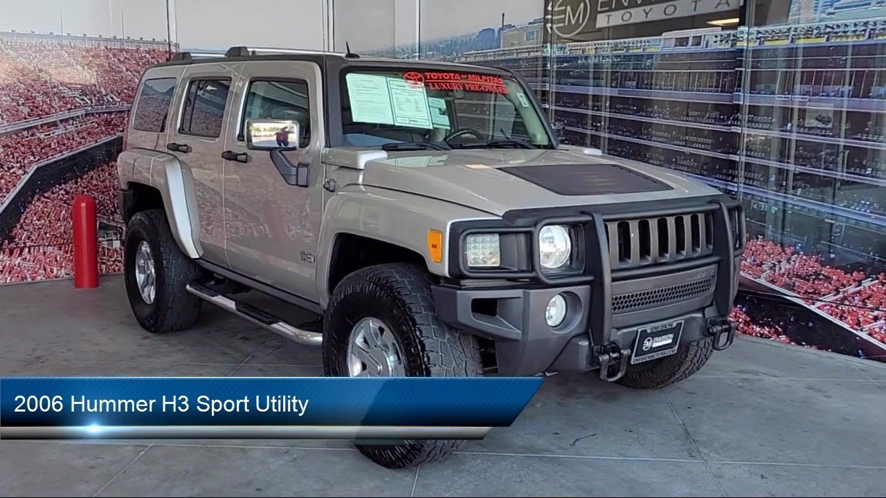 2006 Hummer H3 Sport Utility Milpitas San Jose Sunnyvale Fremont ...