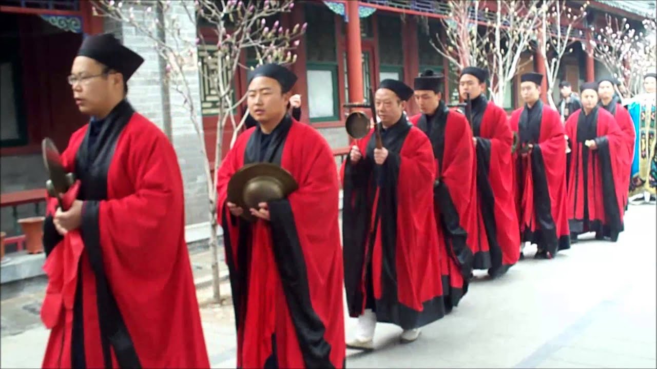 White Cloud Temple ceremony procession - YouTube