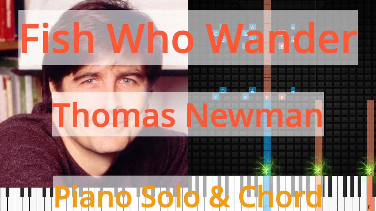 🎹Fish Who Wander, Solo & Chord, Thomas Newman, Synthesia Piano - YouTube