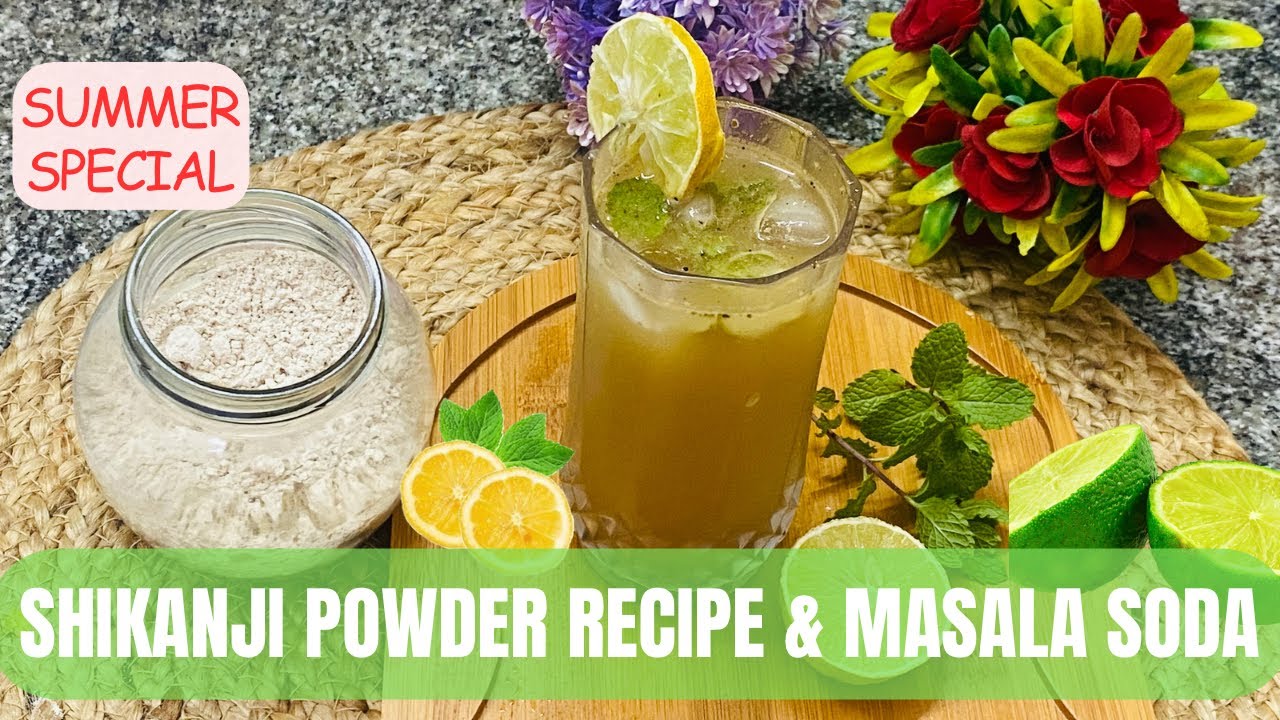 Shikanji Powder & Masala Soda Recipe in Hindi| शिकंजी पाउडर और मसाला ...