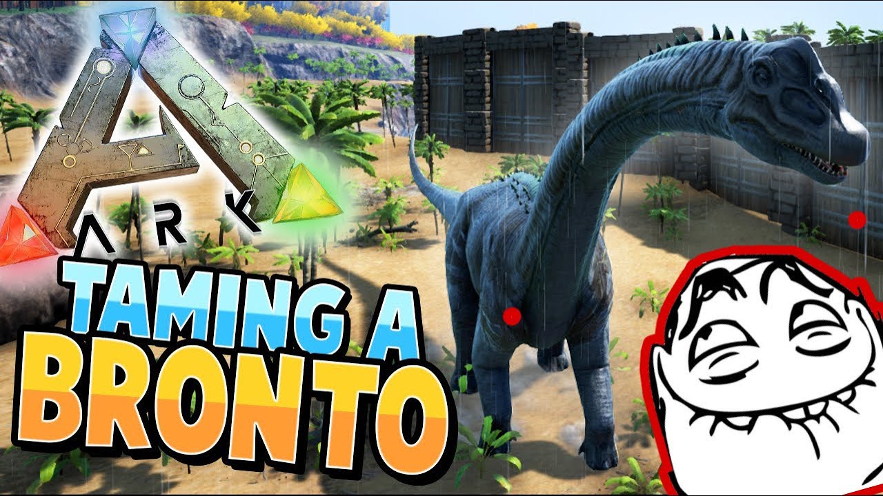 តោះទៅចាប់Brontoទាំងអស់គ្នា🦕😂 - Ark mobile taming Bronto🦕 - YouTube