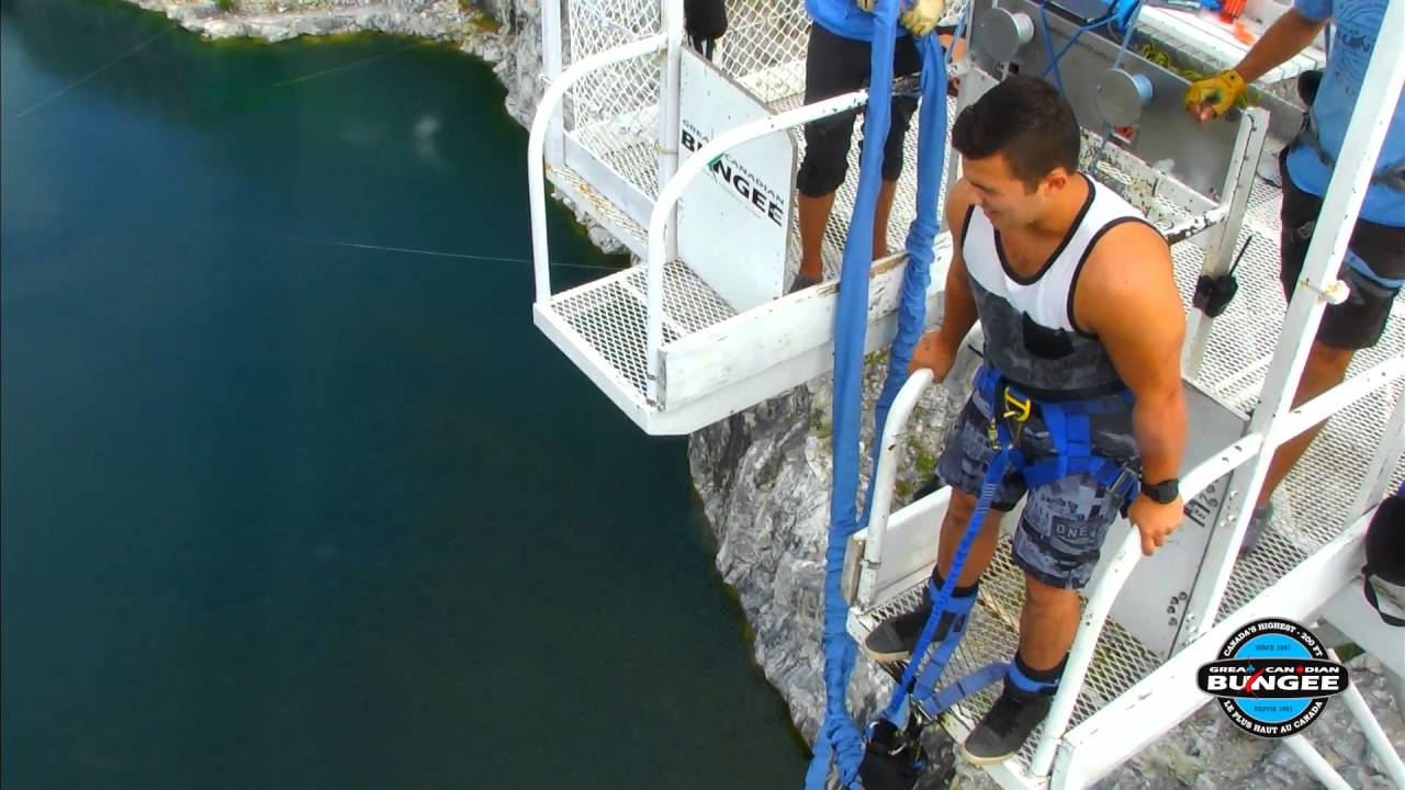 SCARY BUNGEE JUMP!!!!!! - YouTube