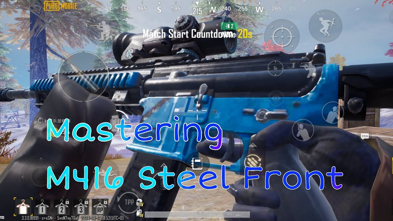 Mastering M416 Steel Front, Noobplays Part 1 - YouTube