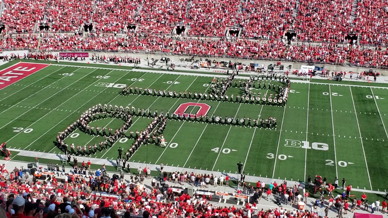 Ohio State Marching Band "Script Ohio". - YouTube