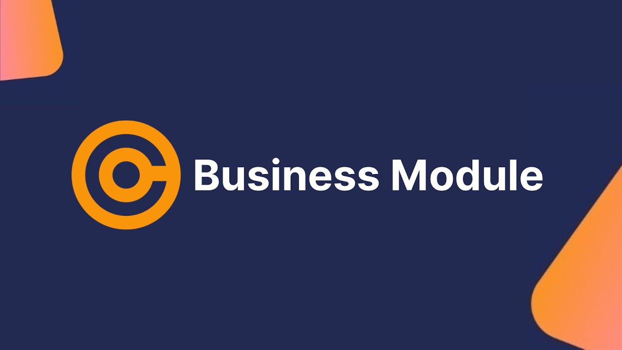 Business Module - YouTube