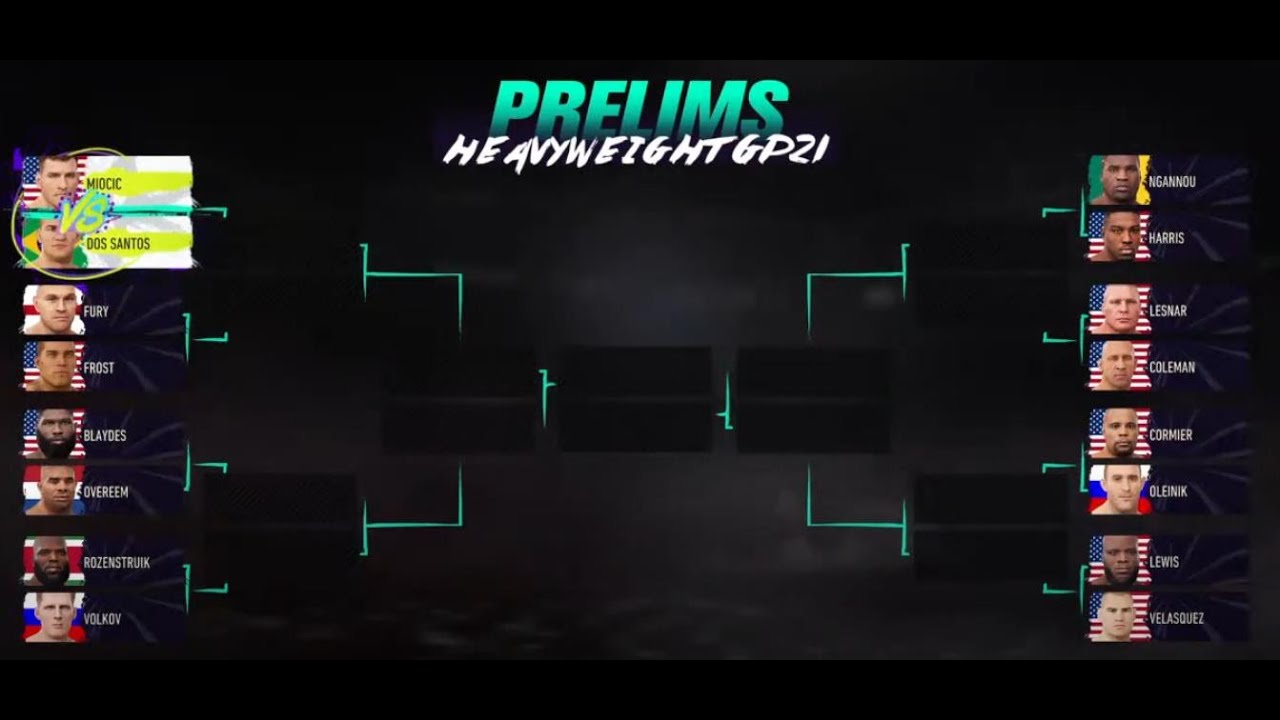 UFC 4 Heavyweight Grand Prix, part 2 - YouTube