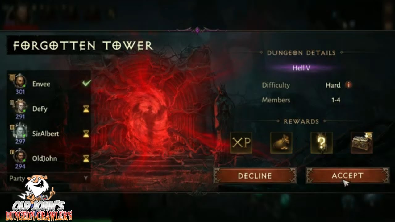 Diablo Immortal: The Forgotten Tower (Hell 5) - YouTube