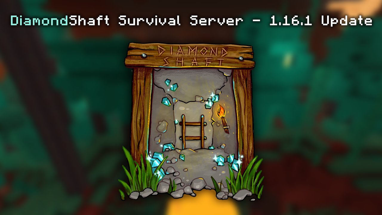 Minecraft 1.16.5 Survival Server - Diamond Shaft - YouTube