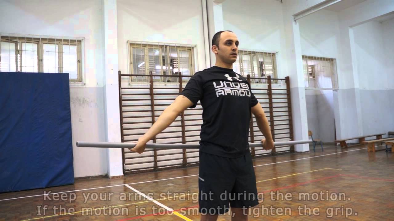 How to do - "Dislocated Shoulder" Mobility exercise - YouTube