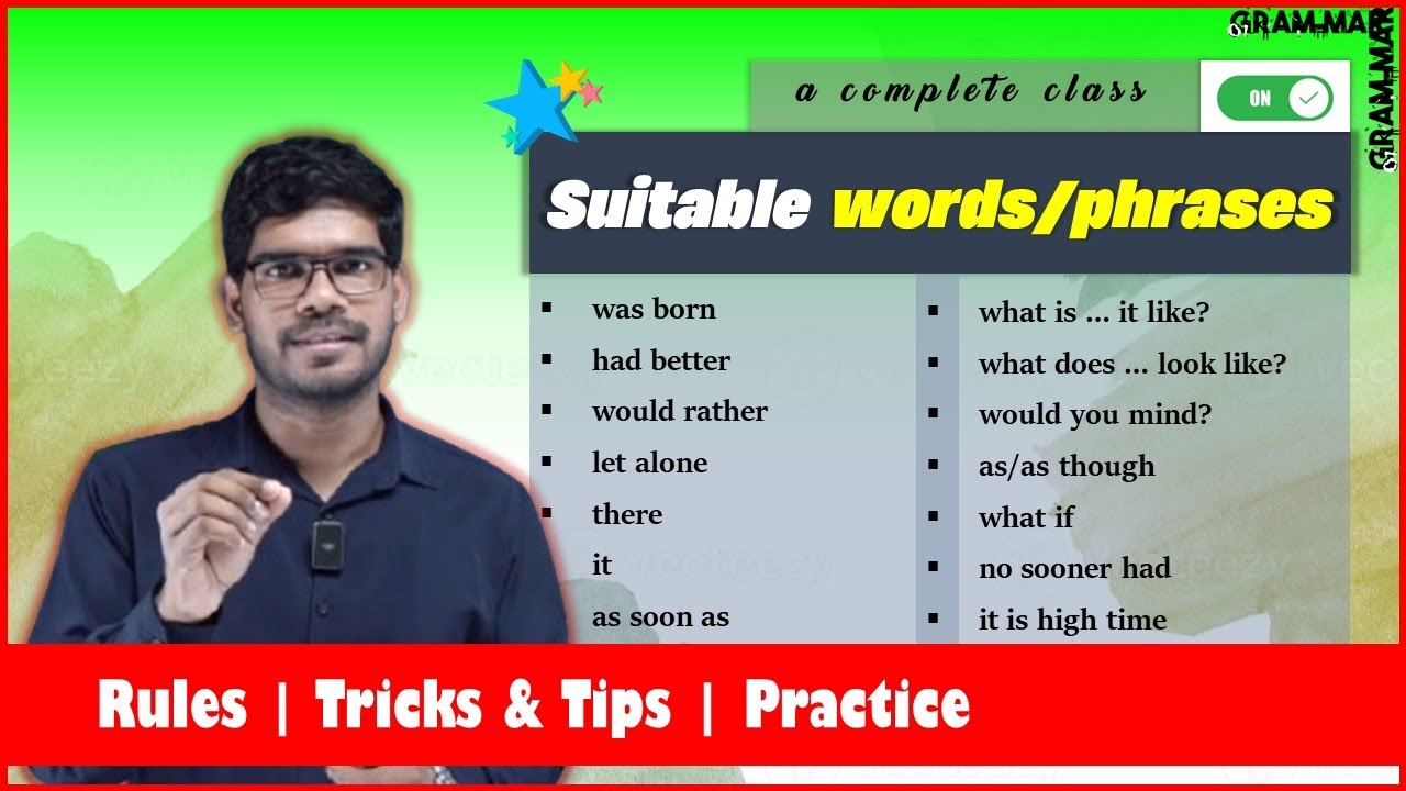 #special use of some words and phrases #hsc #special_words #suitable ...