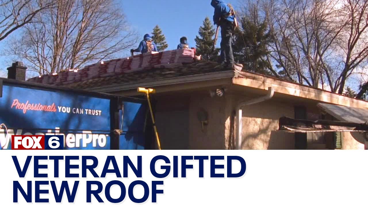 Muskego veteran gets new roof free of charge | FOX6 News Milwaukee ...