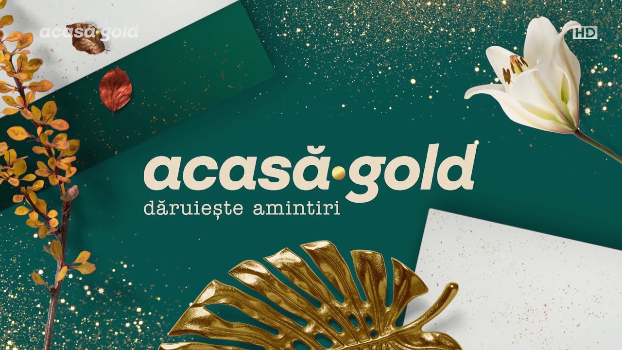 Acasă Gold - Idents/grafică - 04/2023 - YouTube