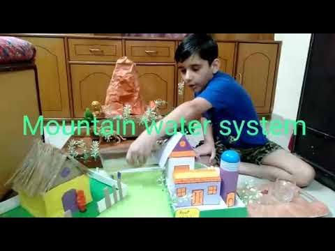 Mountain water system (stem activity) Class- 4 by #Arjun Khokhar ...
