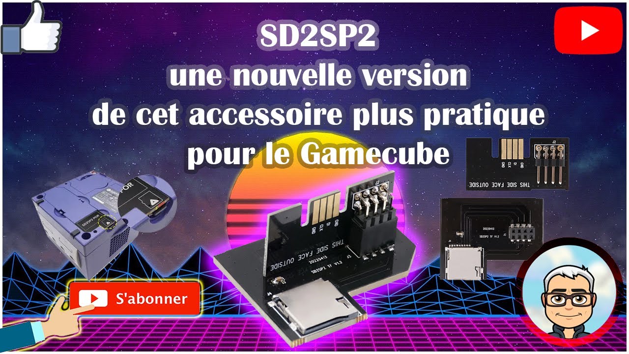 SD2SP2 une nouvelle version plus pratique pour le Gamecube - YouTube