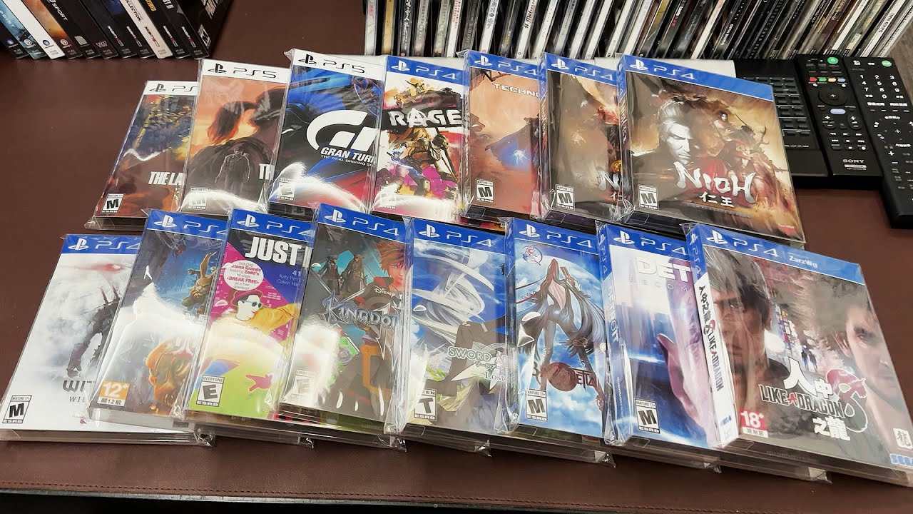 PS4 PS5 XBOX GAME Custom Cover & Clear Plastic Case VOL.28 - YouTube