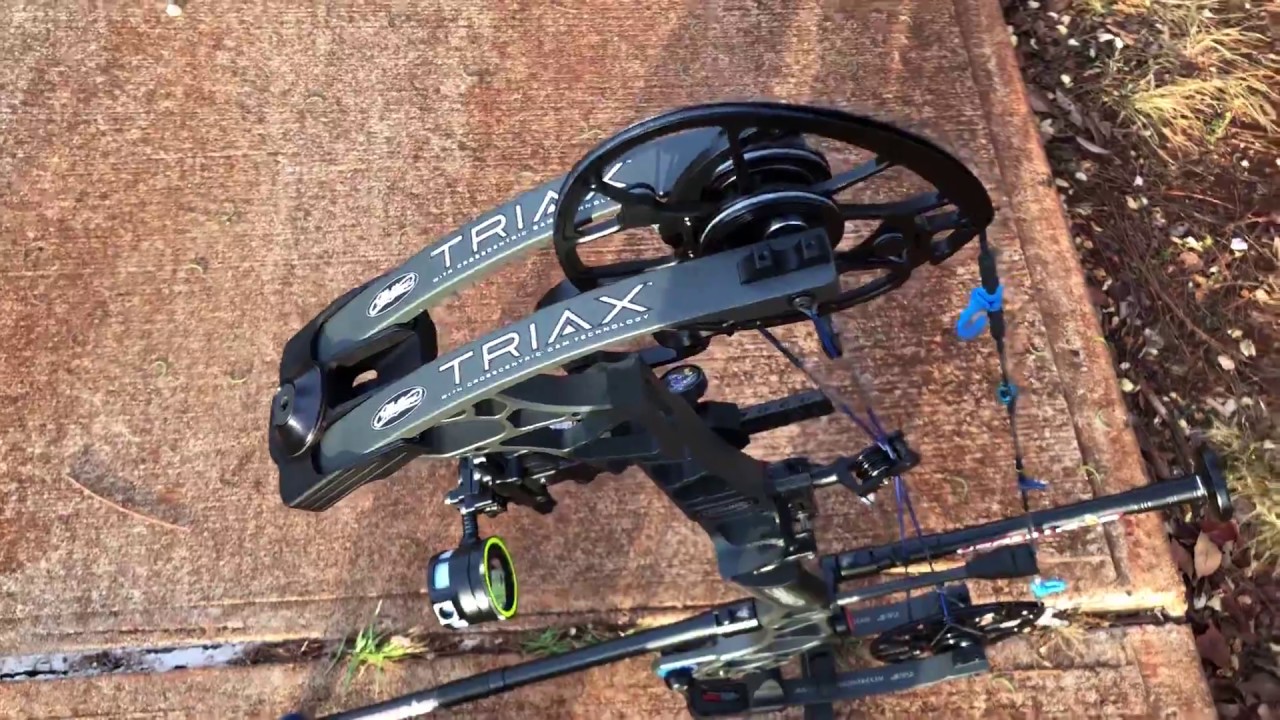 Mathews triax at 80YARDS - YouTube