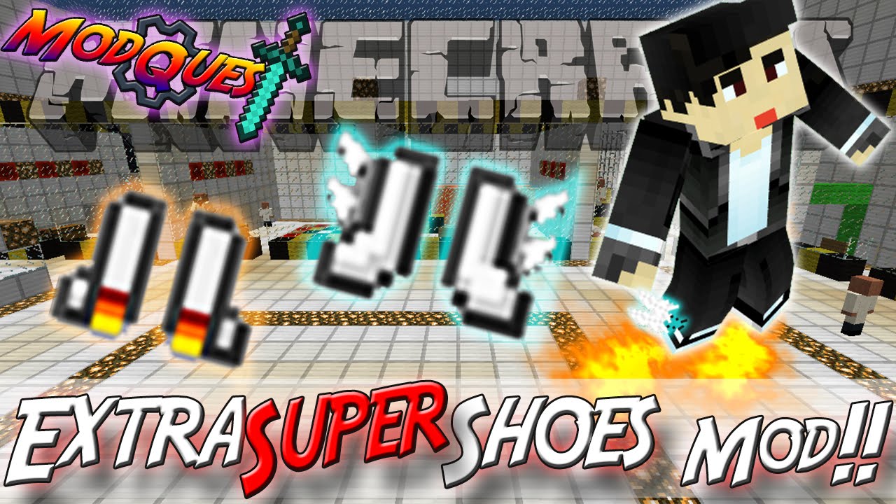 Minecraft: Customize SUPER SHOES! Jet Shoes, Gliding Shoes and more ...